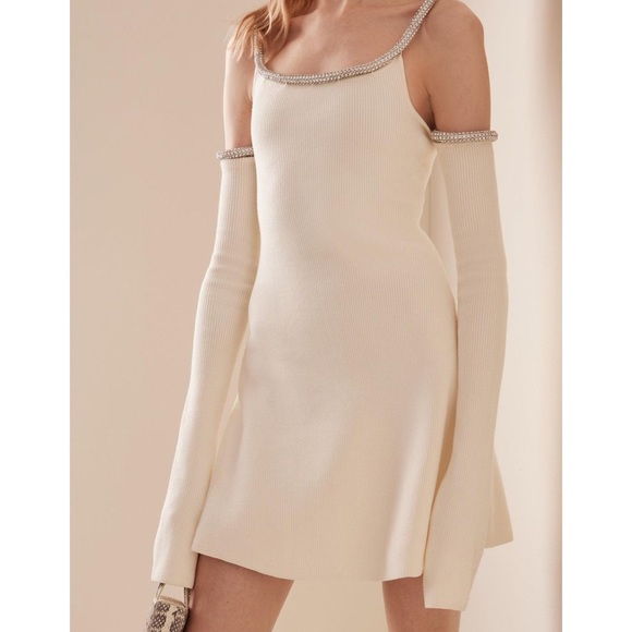 MACH & MACH | Dresses | Unworn Mach Mach Long Sleeve Embellished Dress ...